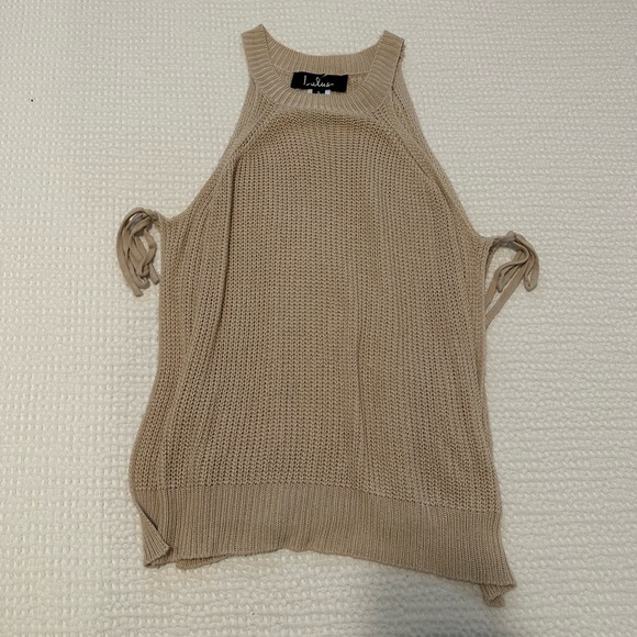 Lulus | Tops | Lulus Tan Knit Top | Poshmark